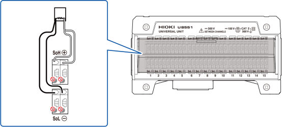Connecting a resistor